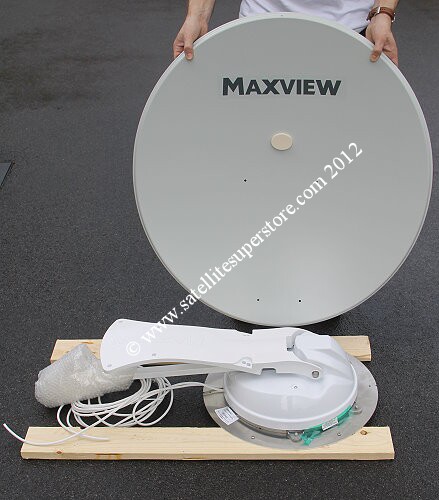 Automatic satellite dishes for motorhomes. Maxview Mark 2 B2590 crank ...